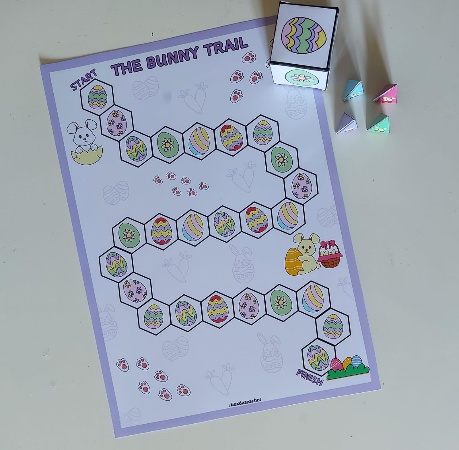Easter Game – The Bunny Trail – Box da Teacher