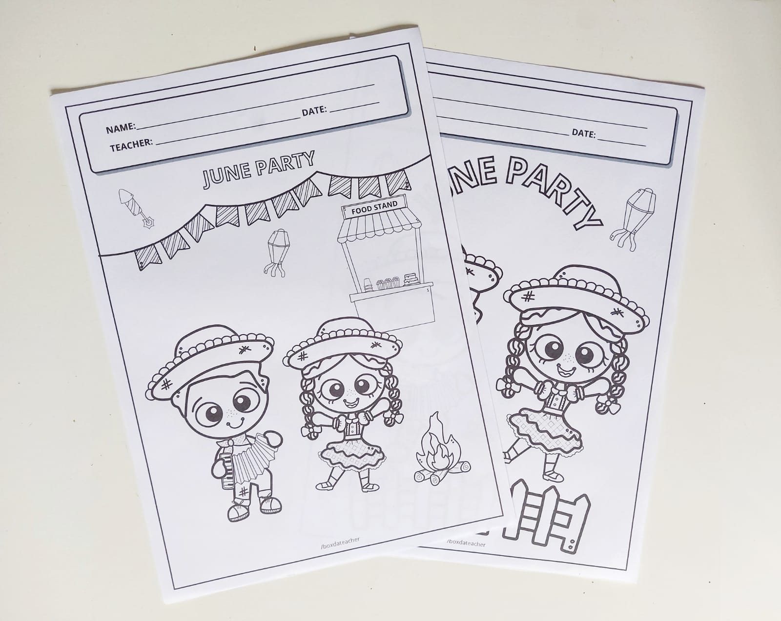Kit June Party – Box da Teacher