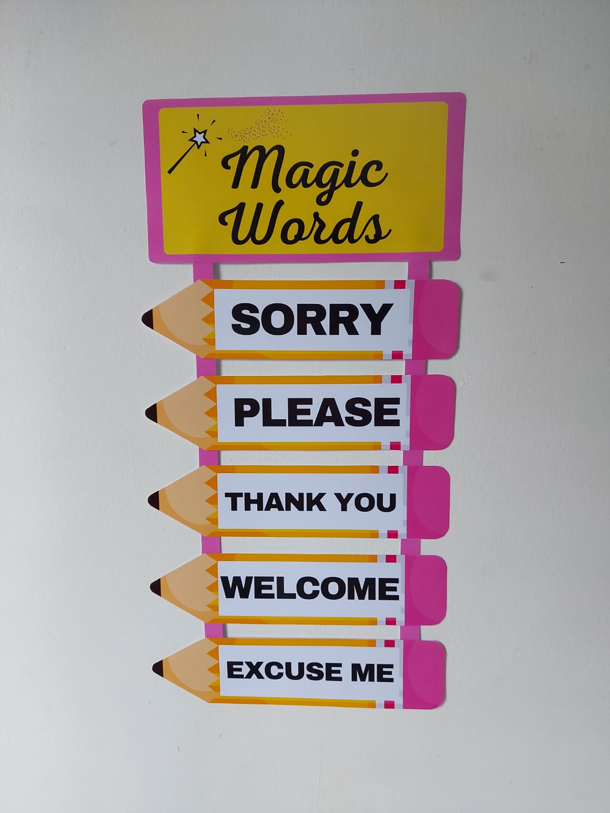 Cartaz Magic Words – Box da Teacher