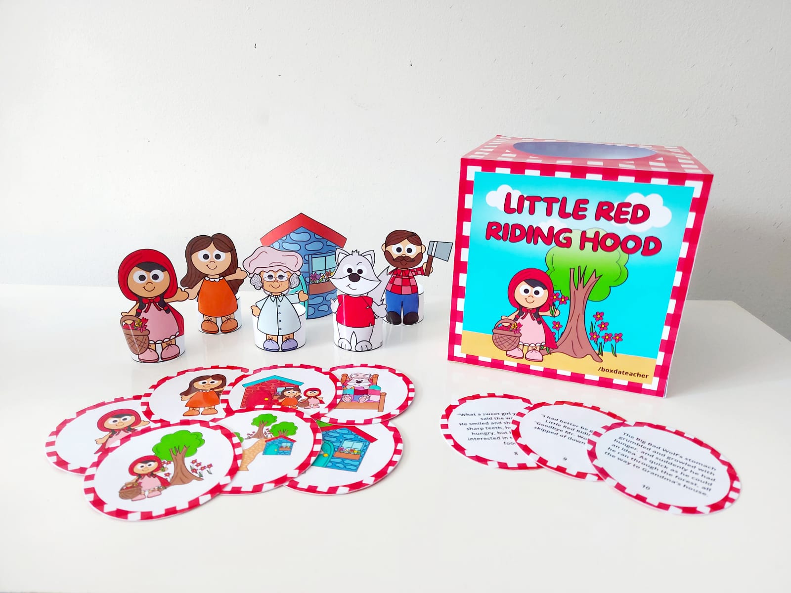 Storytelling Kit – Little Red Riding Hood – Box da Teacher