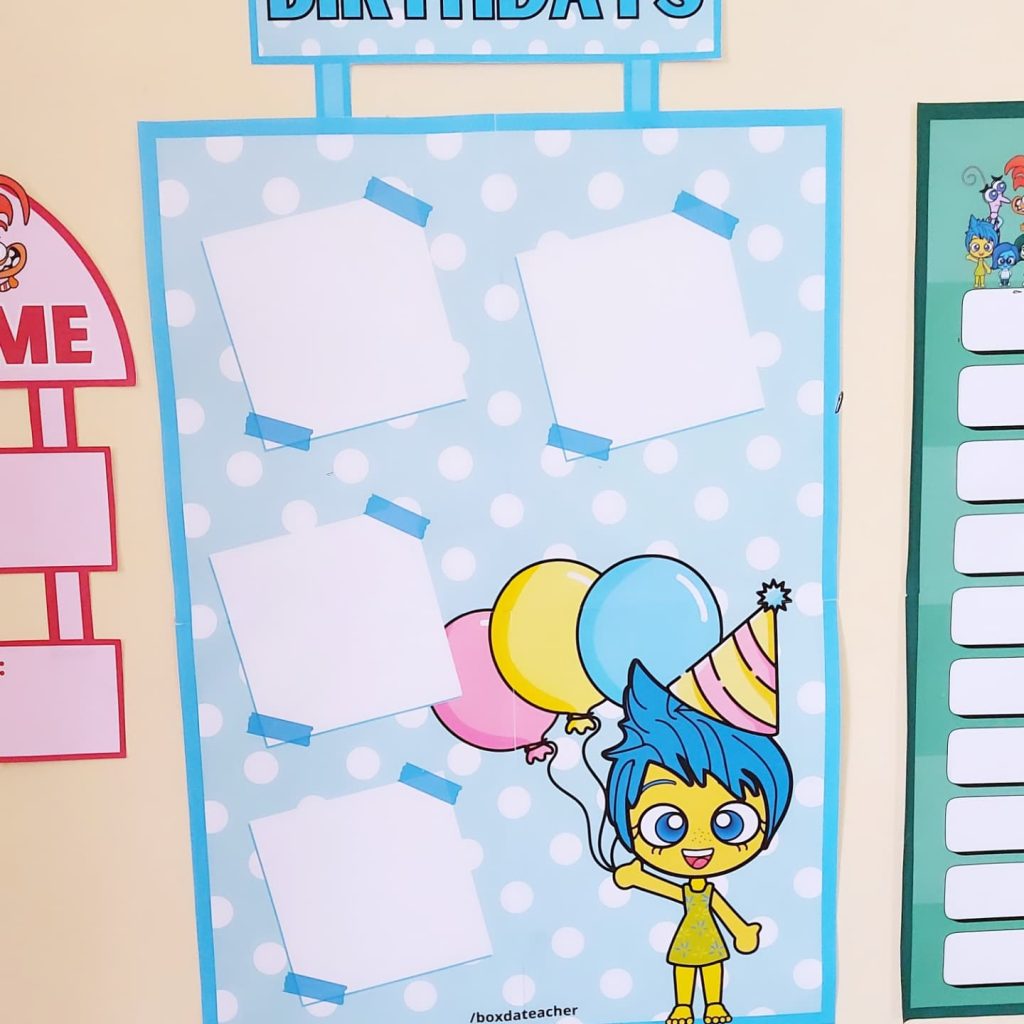 Kit Decoração Inside Out – Box da Teacher