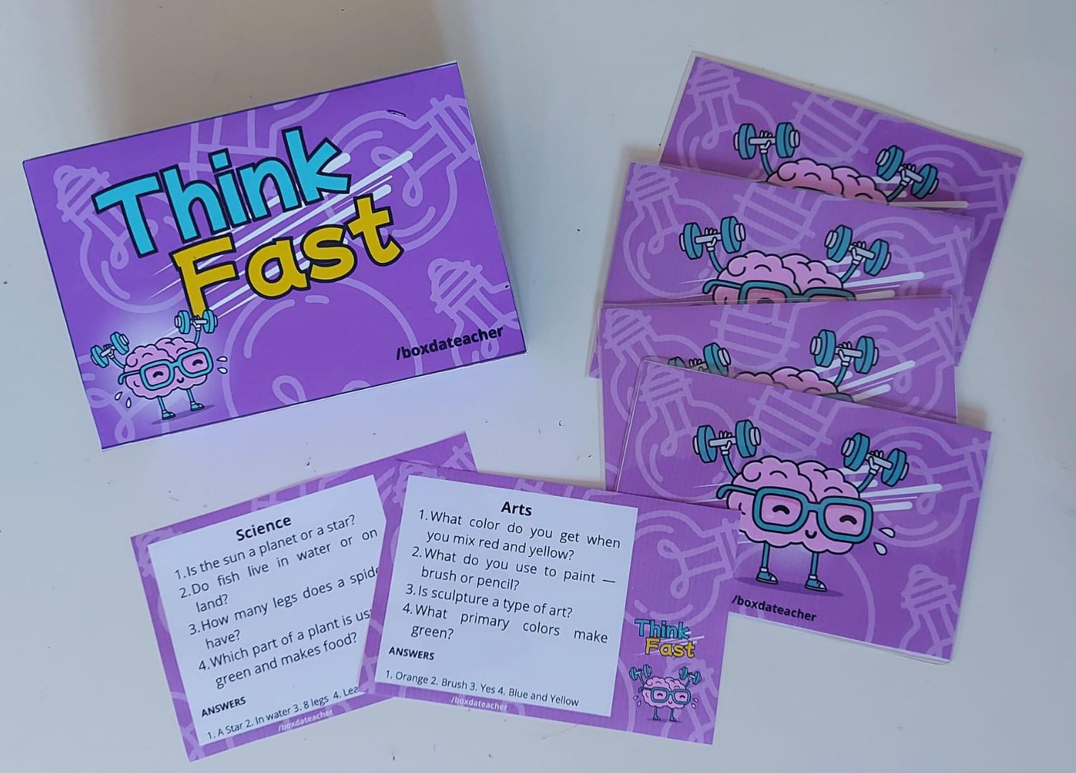 Think Fast Game – Box da Teacher